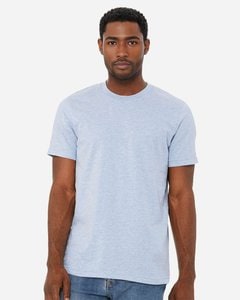 Bella+Canvas 3001CVC - Unisex Heather T-Shirt - Heather Blue | Wordans ...